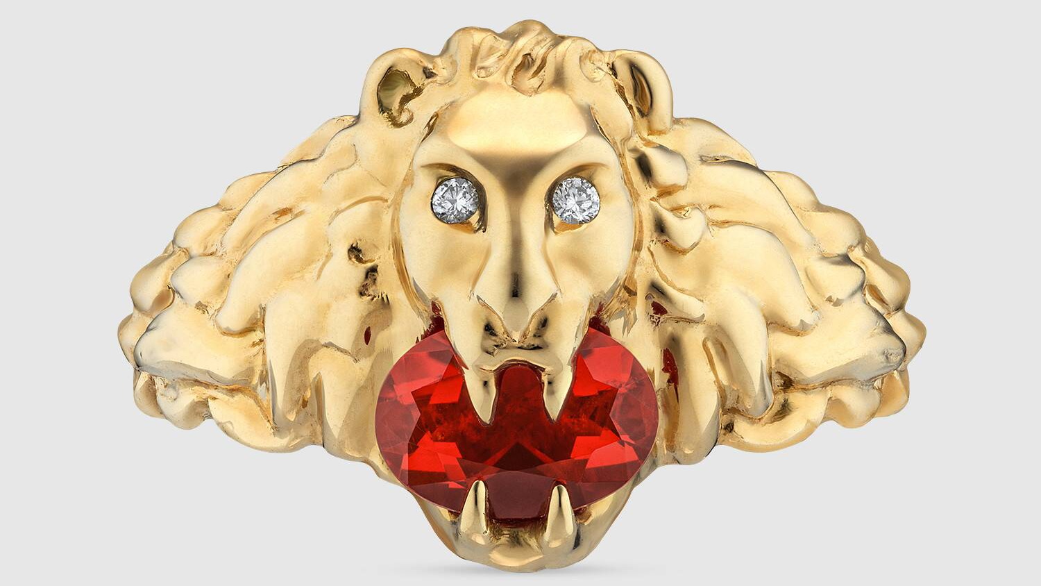 Царственные дикие кошки в коллекции Lion Head от Gucci — Jewellery Mag